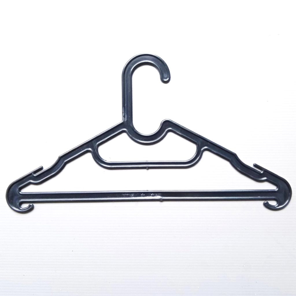 Hanger Laundry Hitam/Hanger Laundry Murah/Gantungan Baju Hitam ...